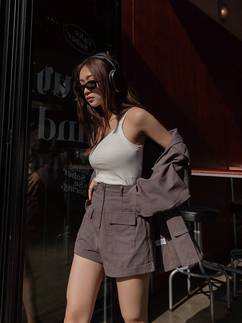 單肩羅紋Bra top上衣 ｜ Mercci Boutique NO.22