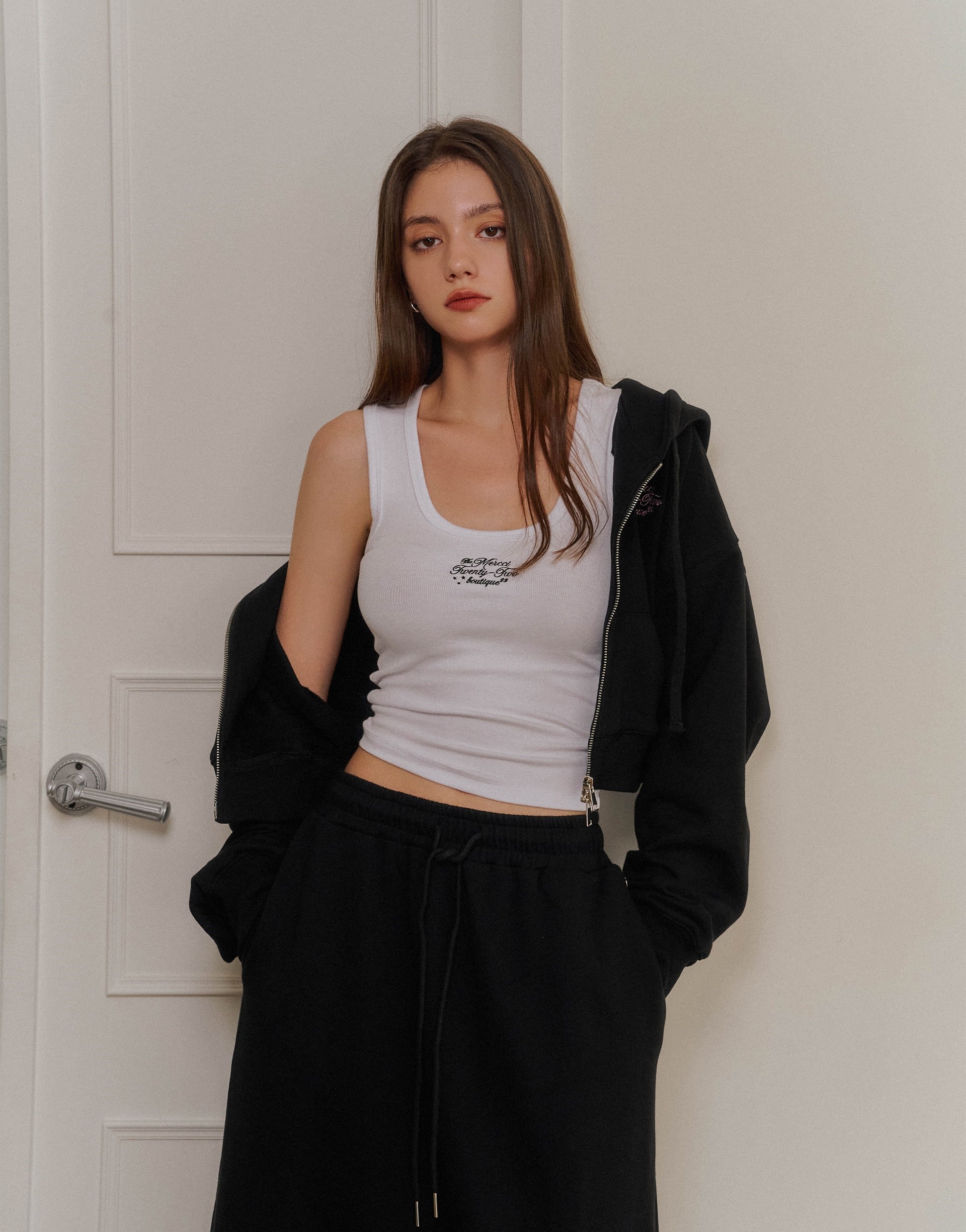 日常大U領背心(22) ｜ Mercci22 打造多元質感穿搭