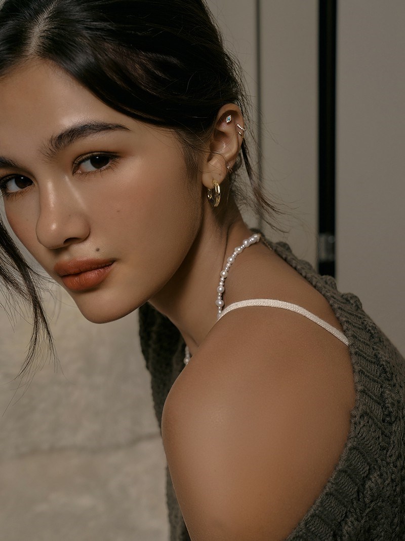 質感不規則圓圈耳環(ME.) ｜ Mercci22 打造多元質感穿搭