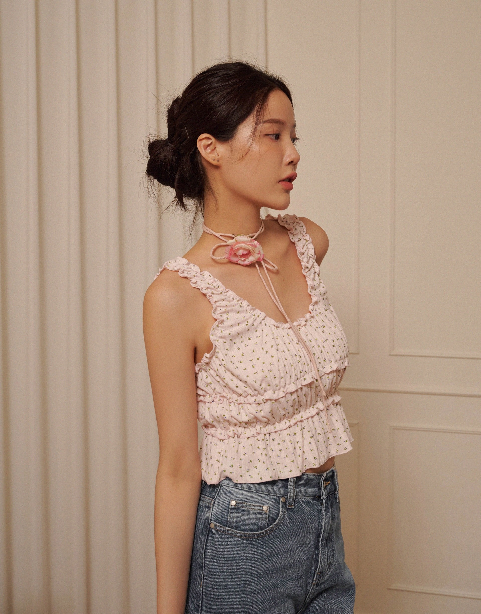 南法小碎花無袖上衣(And more) ｜ Mercci Boutique NO.22